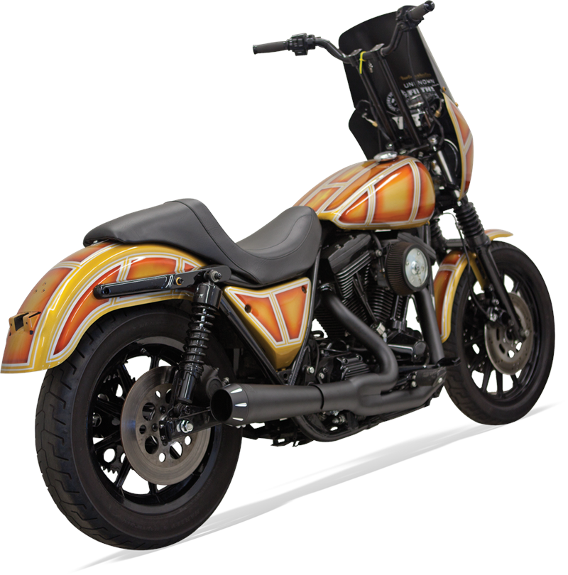 Harley-Davidson FXR exhaust systems bassani road rage Vance hines ...