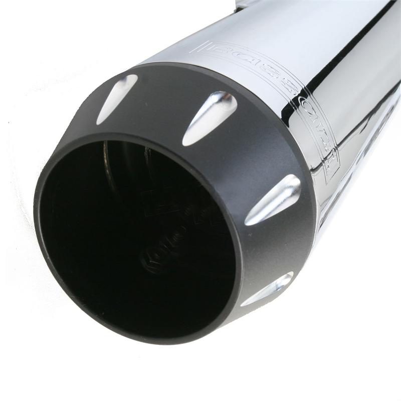 Harley Davidson FXR FXRT exhaust s Bassani Road rage 2 into 1 chrome 1FXRF